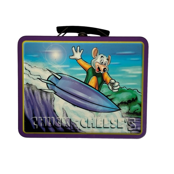 Vintage | Other | Chuck E Cheeses Metal Lunch Box Vintage Y2k ...